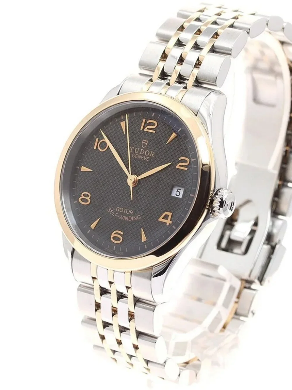 Tudor | Accessories | Tudor 926 91451 Date Black Dial Automatic Mens ...
